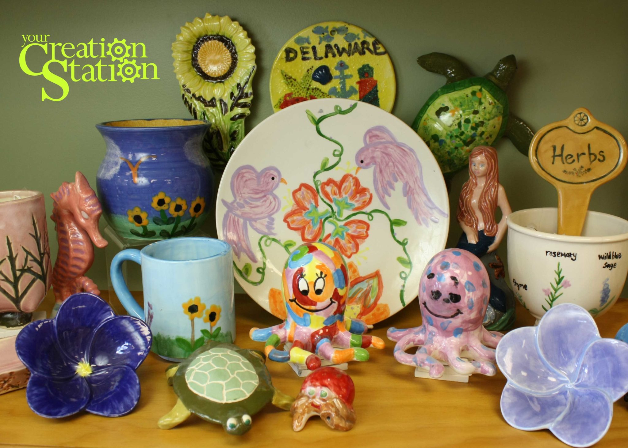 Paint Your Own Pottery | Your Creation Station