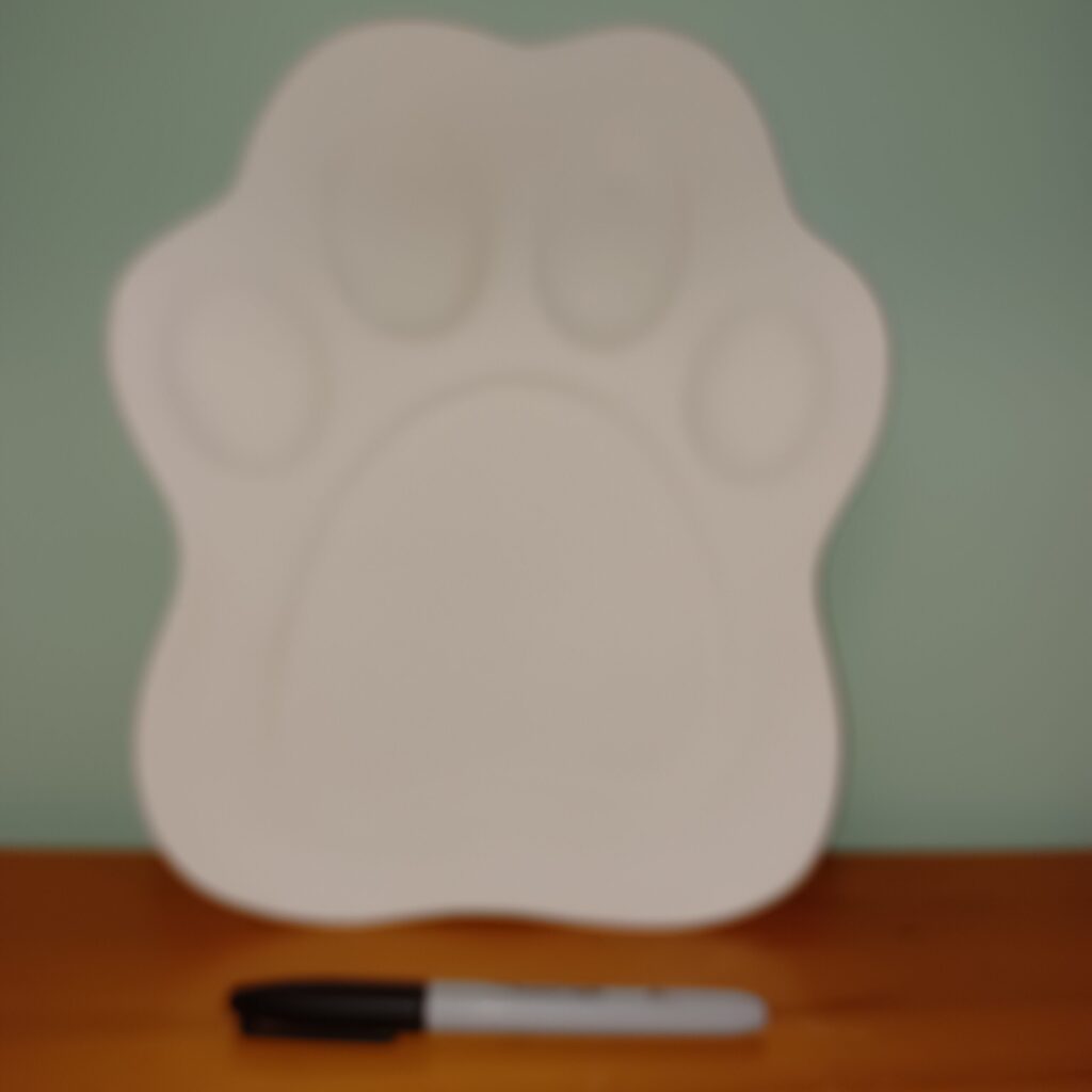 Paw Print Plate | Your Creation Station