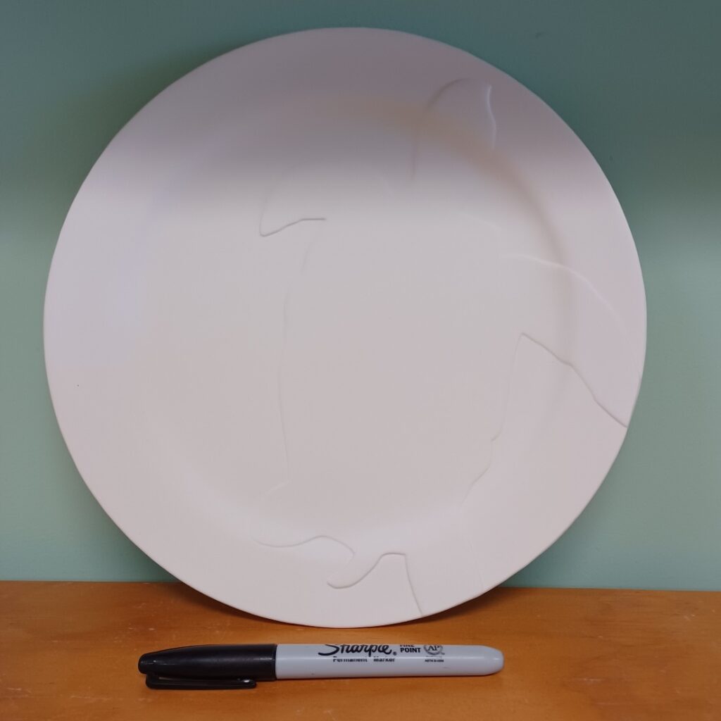 Rim Sea Turtle Plate | Your Creation Station